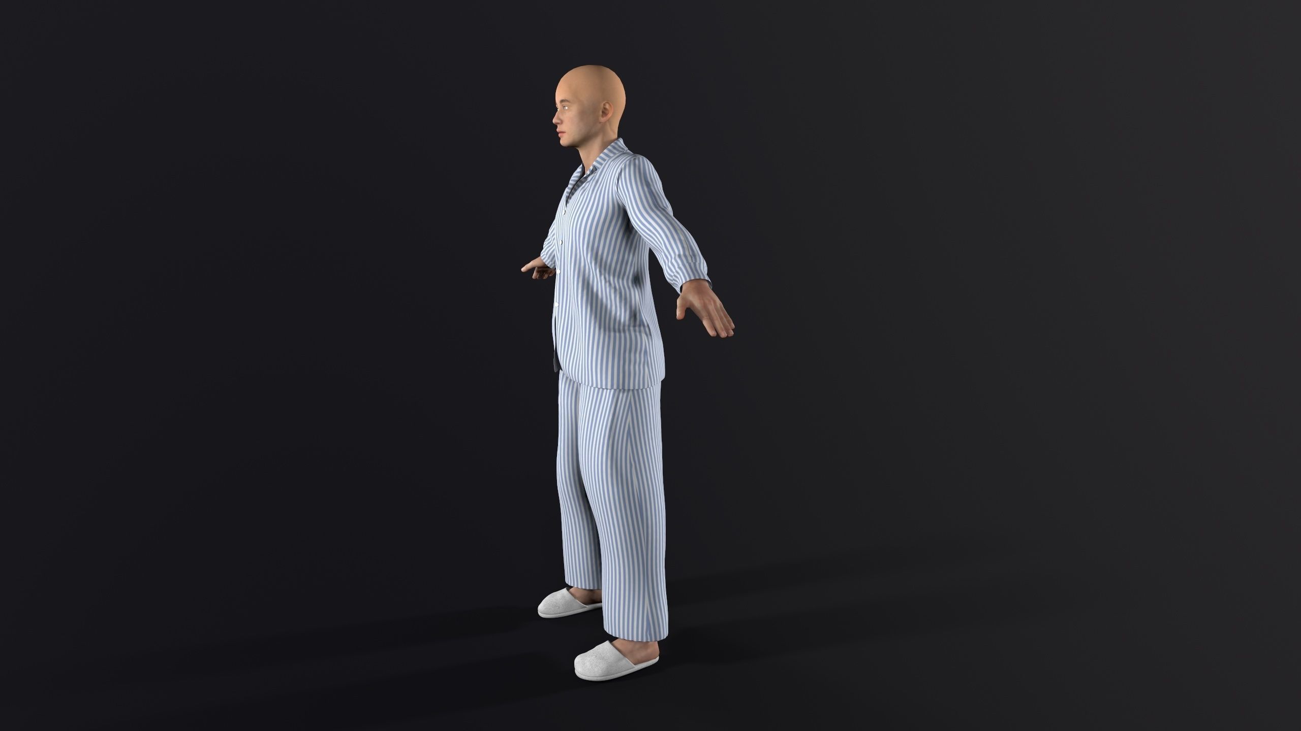 3D model patient VR / AR / low-poly rigged animated | CGTrader