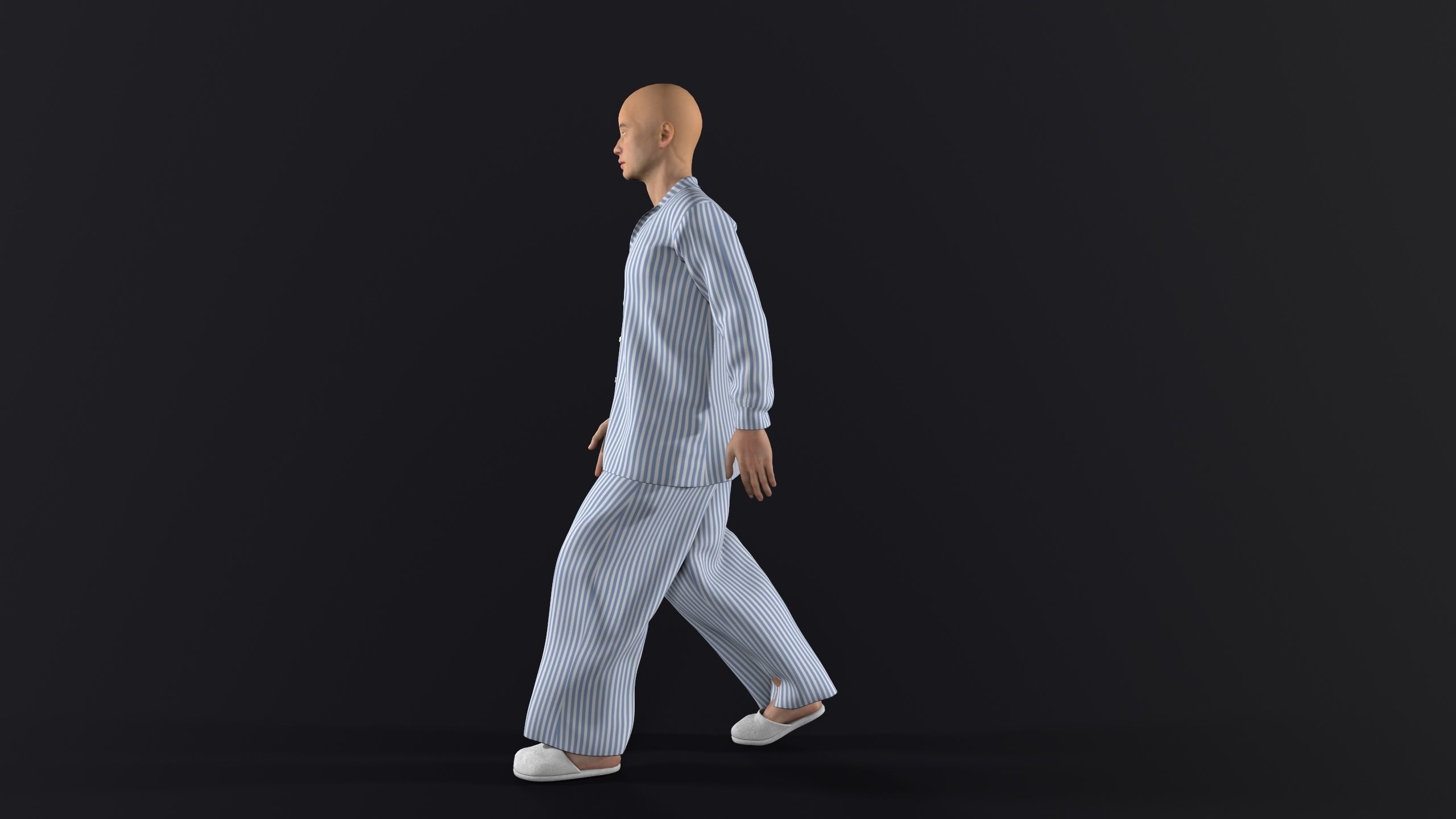 3D model patient VR / AR / low-poly rigged animated | CGTrader