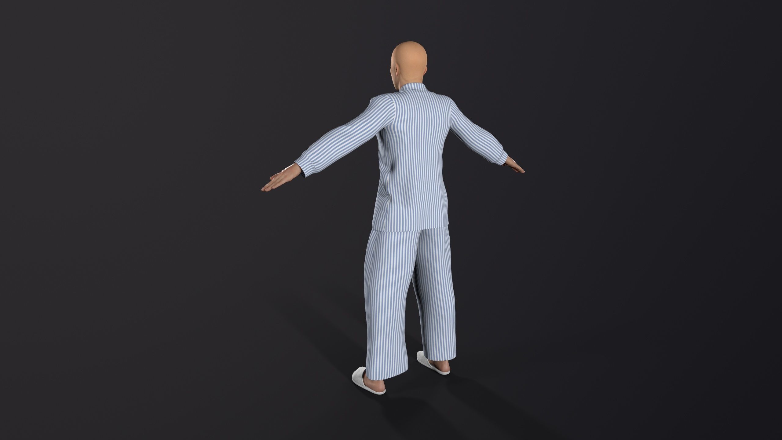 3D model patient VR / AR / low-poly rigged animated | CGTrader