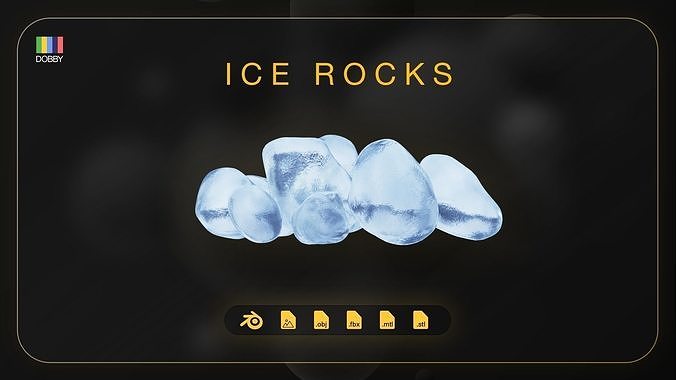 Ice Rocks 3D model | CGTrader