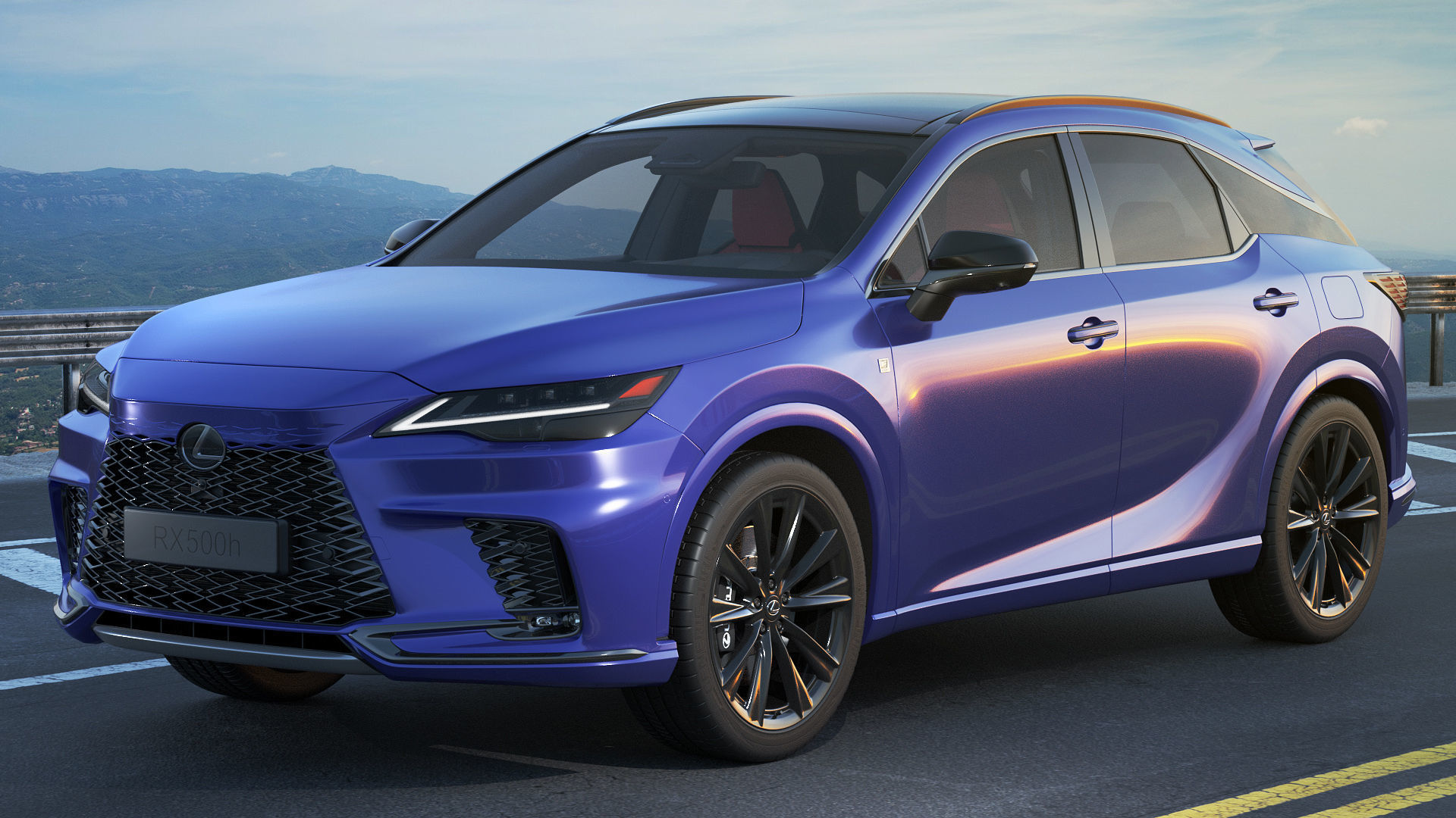 Lexus RX500 F-sport 2023 3D model | CGTrader