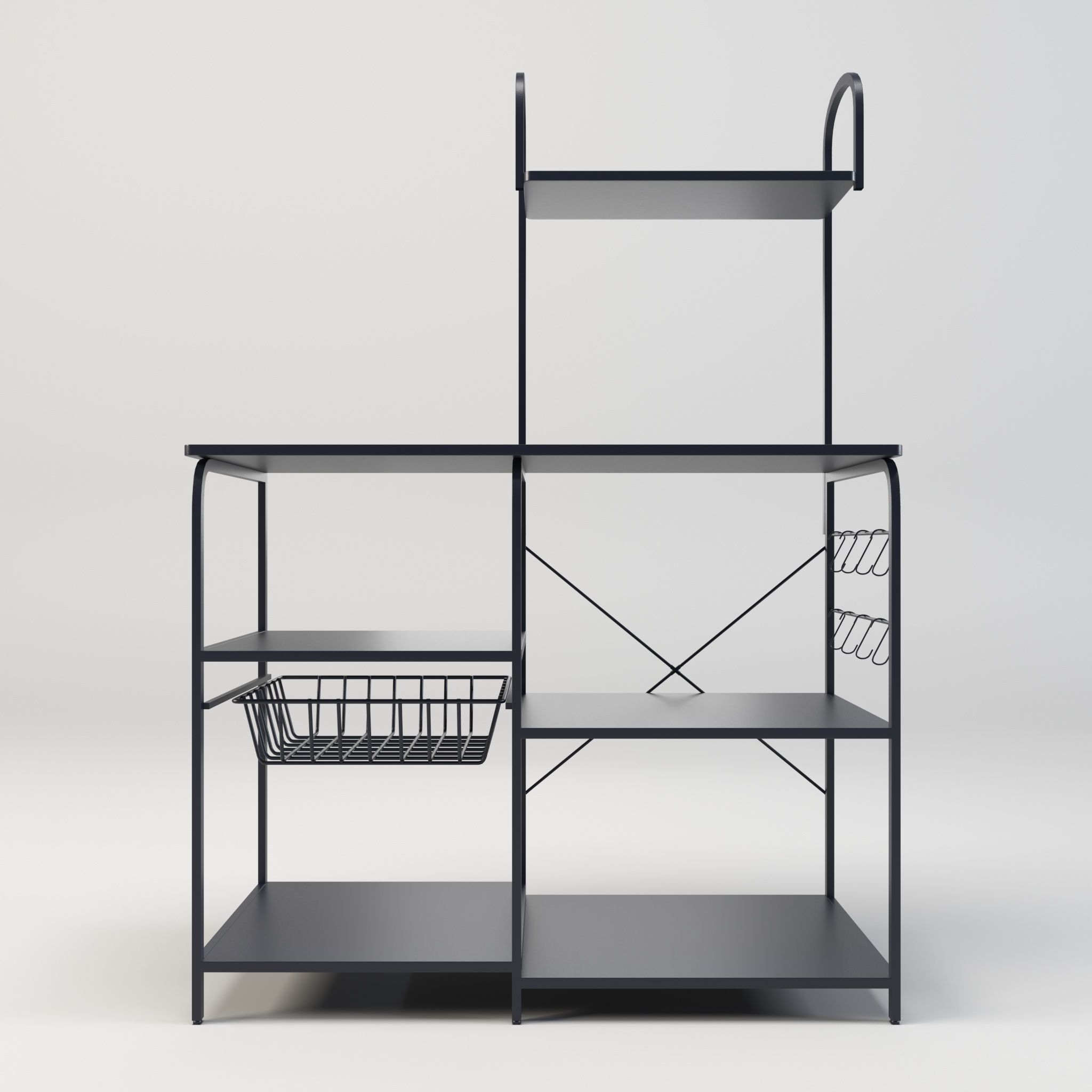 3D model Metal kitchen storage rack VR / AR / low-poly | CGTrader