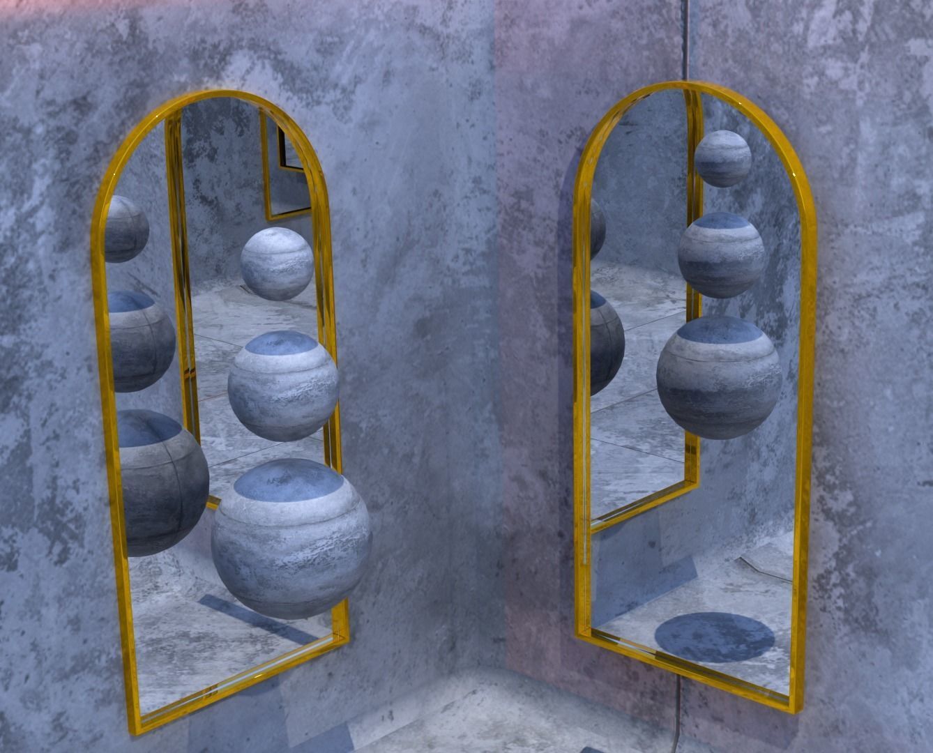 Mirrors free 3D model | CGTrader