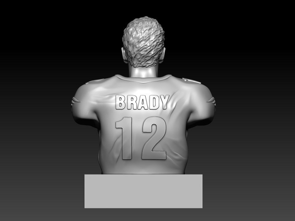NFL - TOM BRADY - SUPER BOWL MVP - 3D PRINT 3D model 3D printable ...