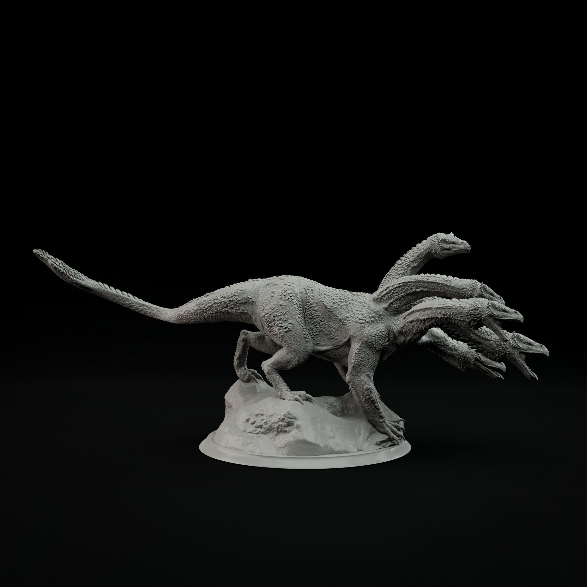 Hydra pre-supported 3D model 3D printable | CGTrader