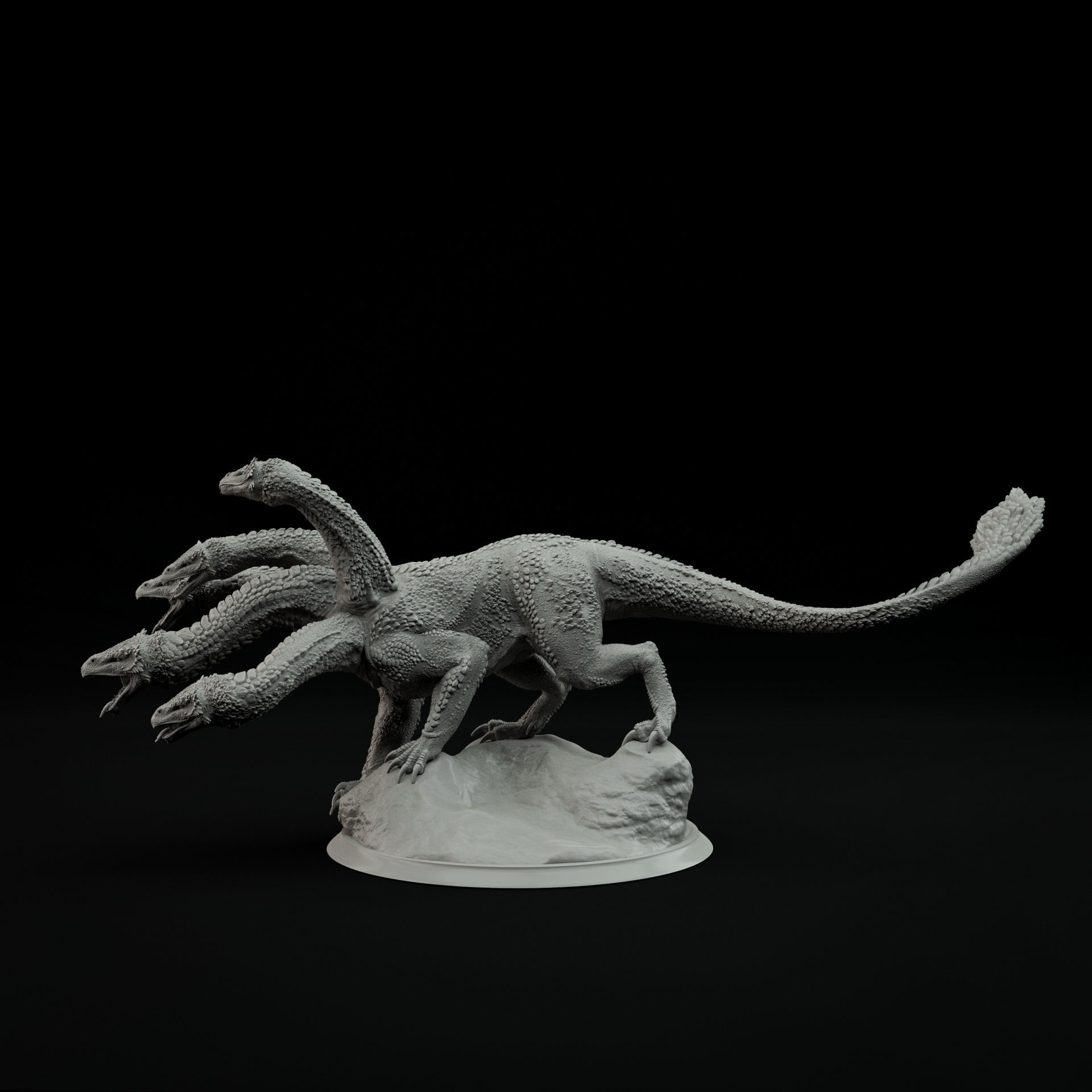 Hydra pre-supported 3D model 3D printable | CGTrader