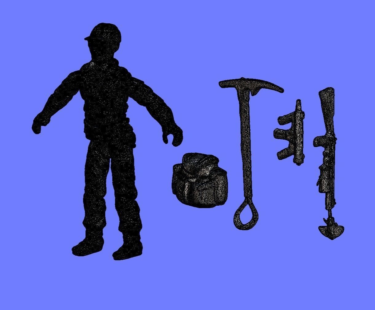 1985 GIJOE ALPINE - EVEREST - 3D SCAN - 3D model 3D printable | CGTrader