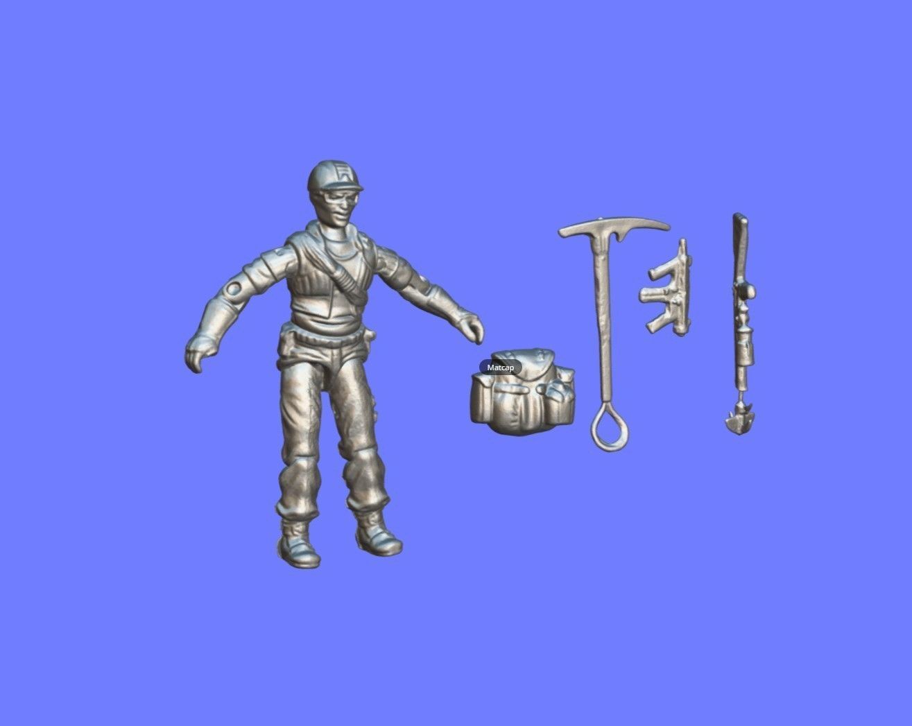 1985 GIJOE ALPINE - EVEREST - 3D SCAN - 3D model 3D printable | CGTrader