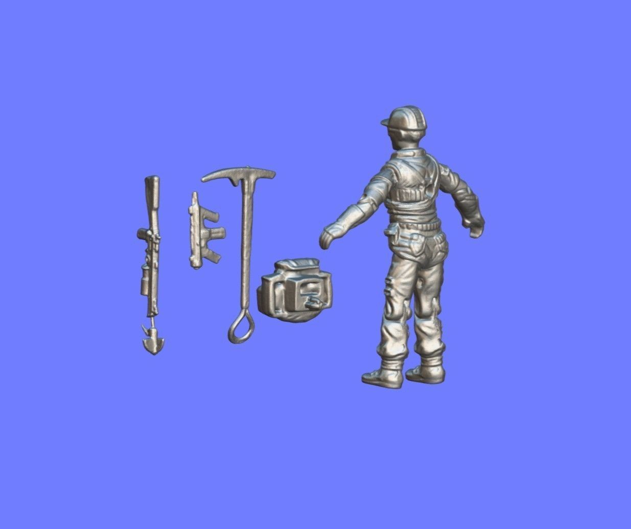 1985 GIJOE ALPINE - EVEREST - 3D SCAN - 3D model 3D printable | CGTrader