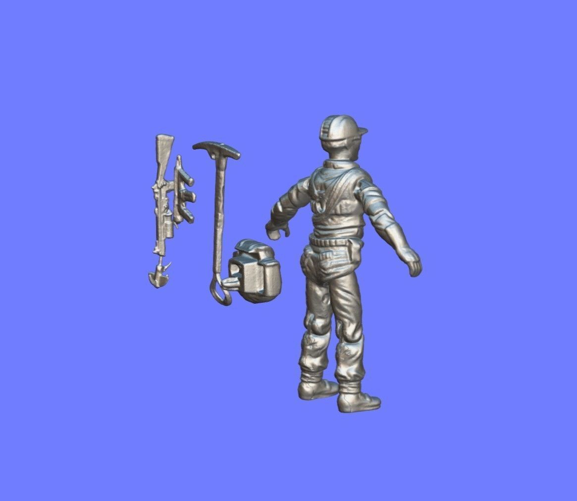 1985 GIJOE ALPINE - EVEREST - 3D SCAN - 3D model 3D printable | CGTrader