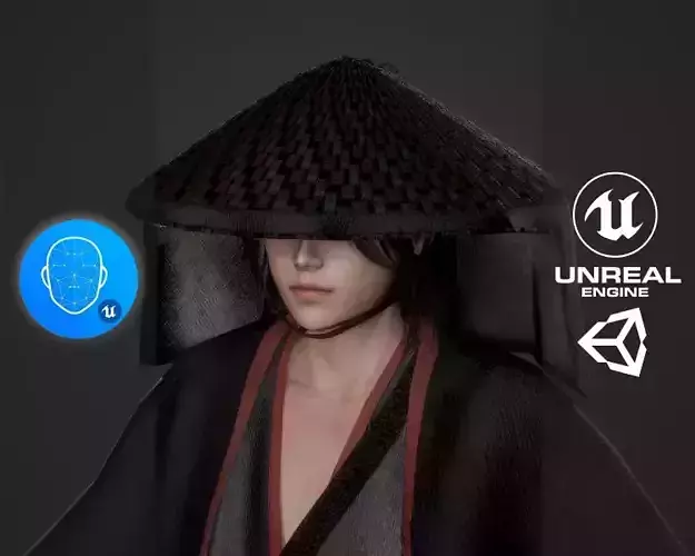 3D model Samurai VR / AR / low-poly rigged | CGTrader