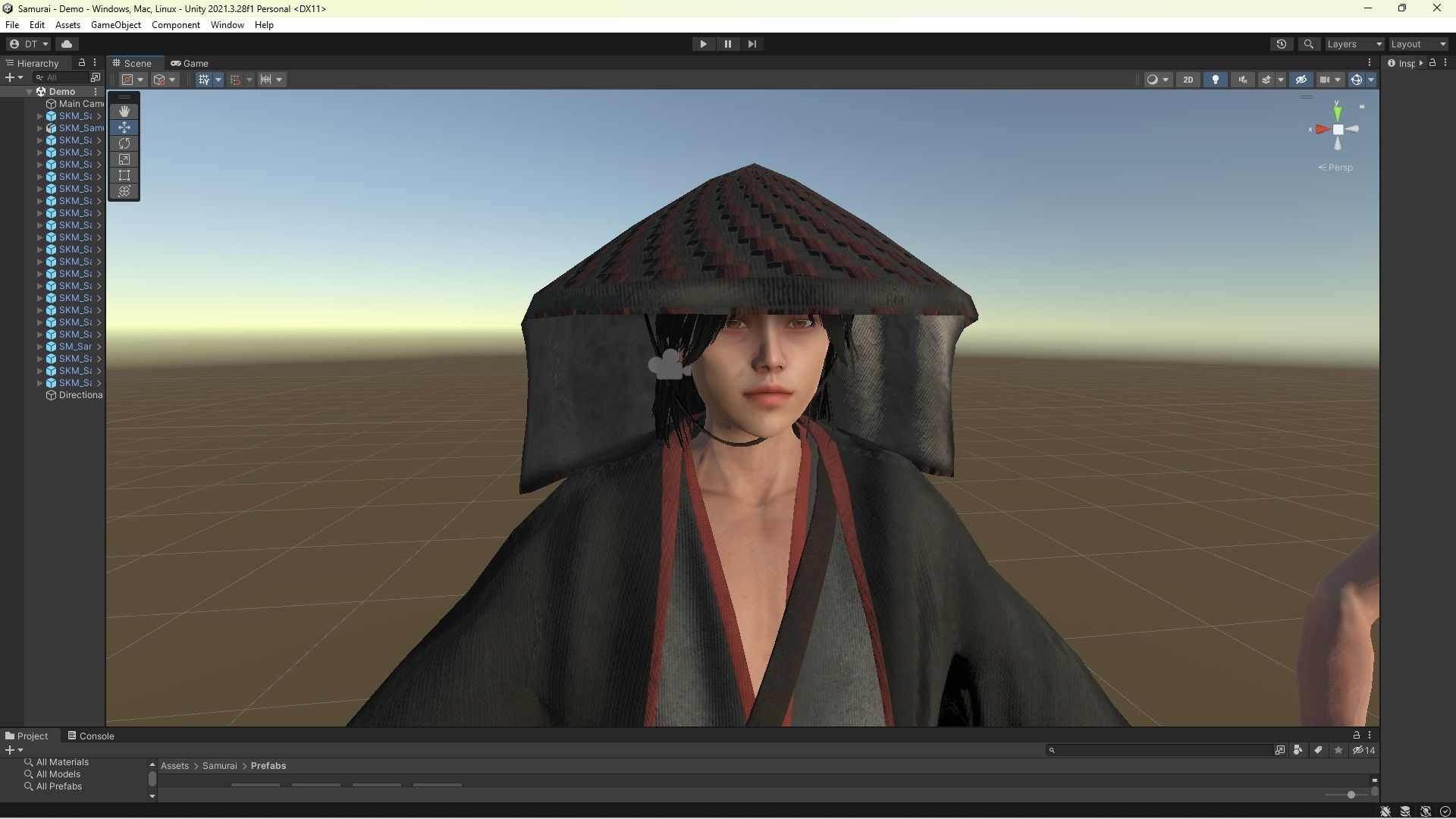 3D model Samurai VR / AR / low-poly rigged | CGTrader