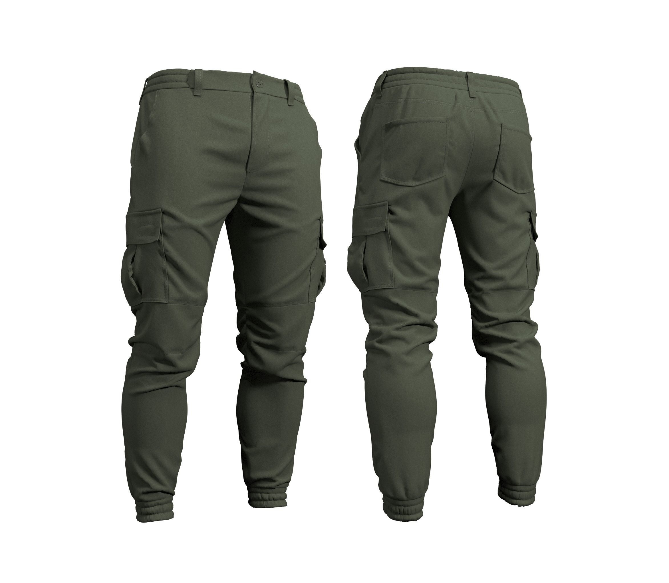 Cargo Pants - Marvelous Designer 3D model | CGTrader