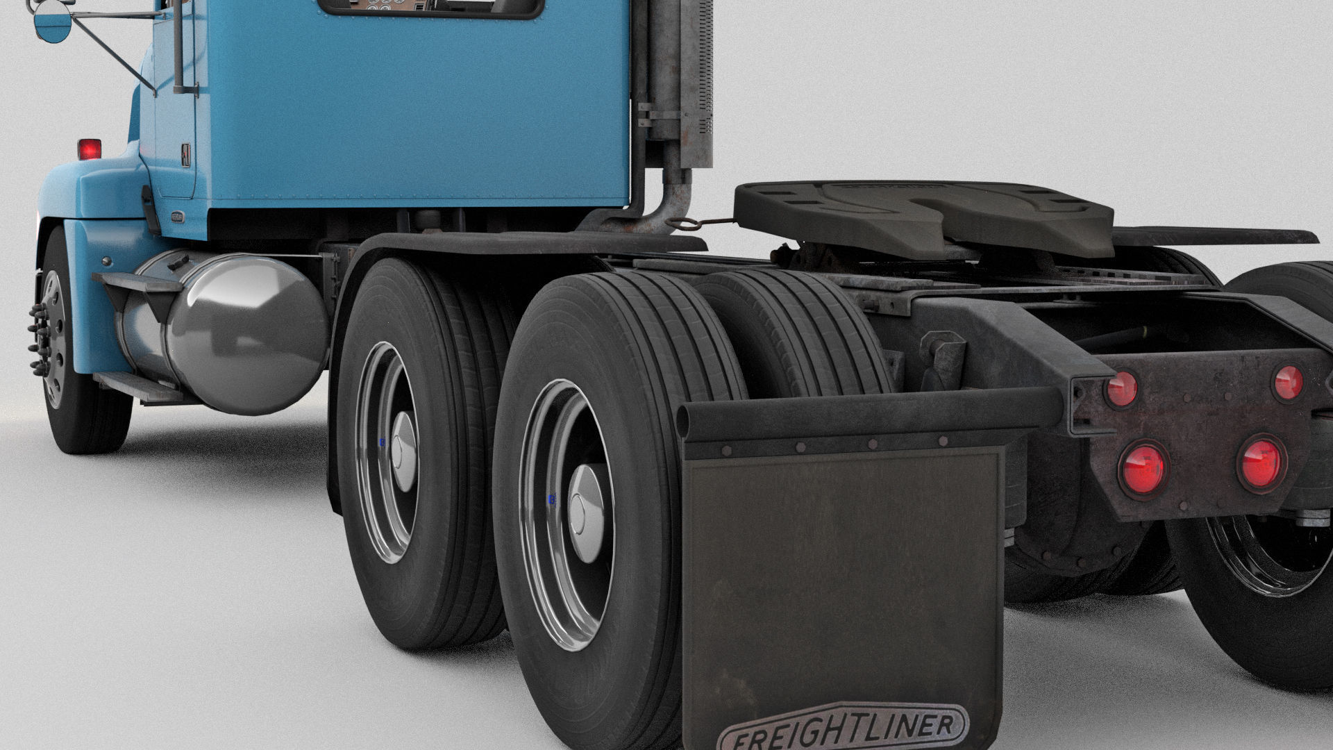 Freightliner FLD Semi Truck 3D model | CGTrader
