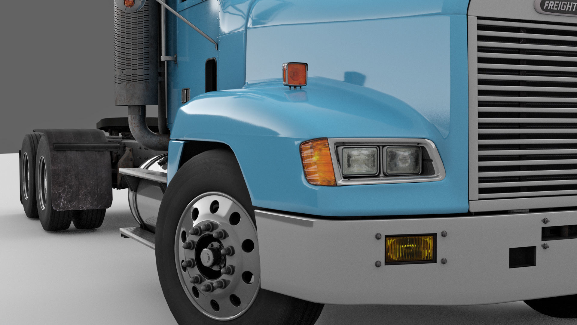 Freightliner FLD Semi Truck 3D model | CGTrader