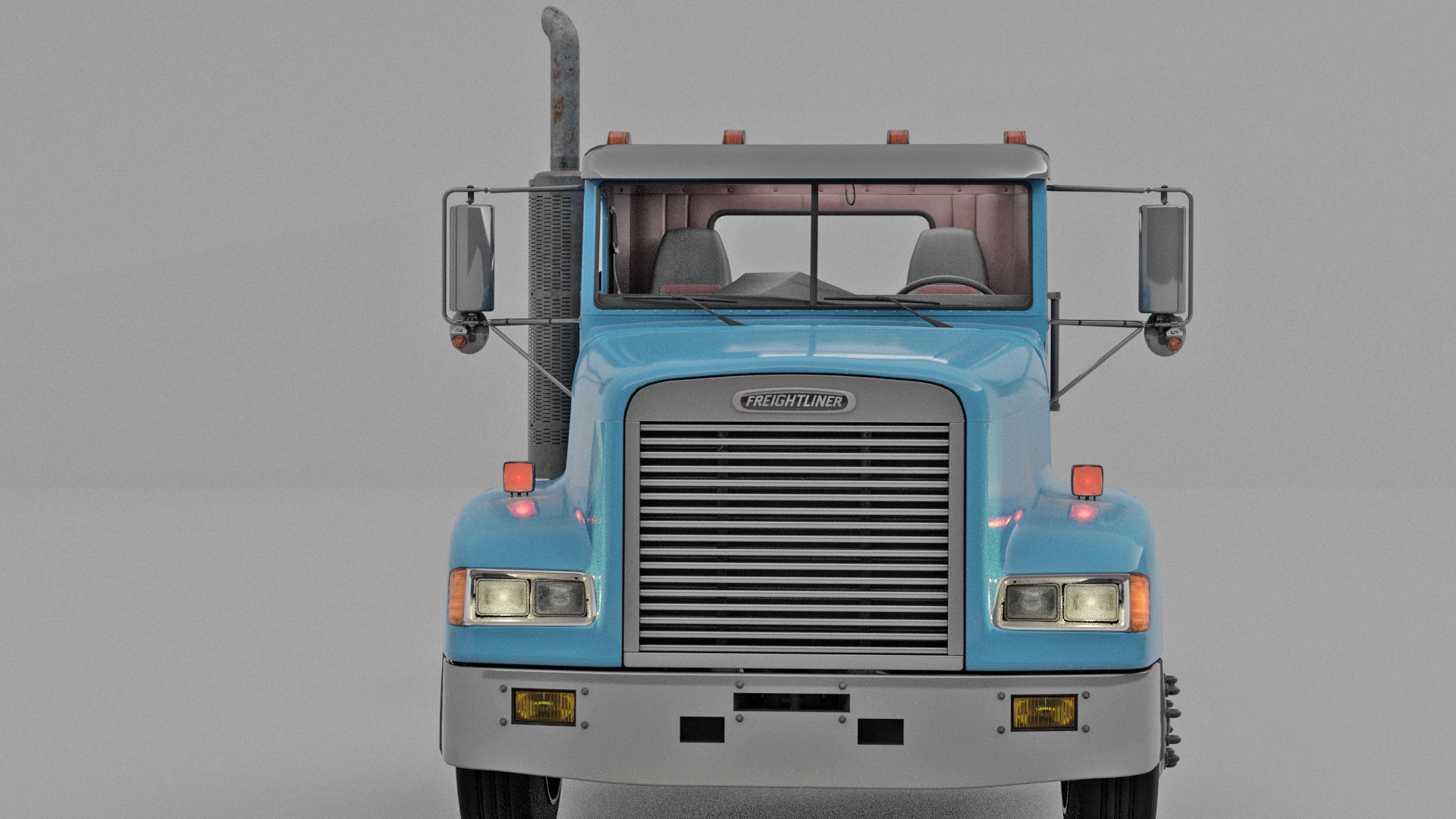 Freightliner FLD Semi Truck 3D model | CGTrader