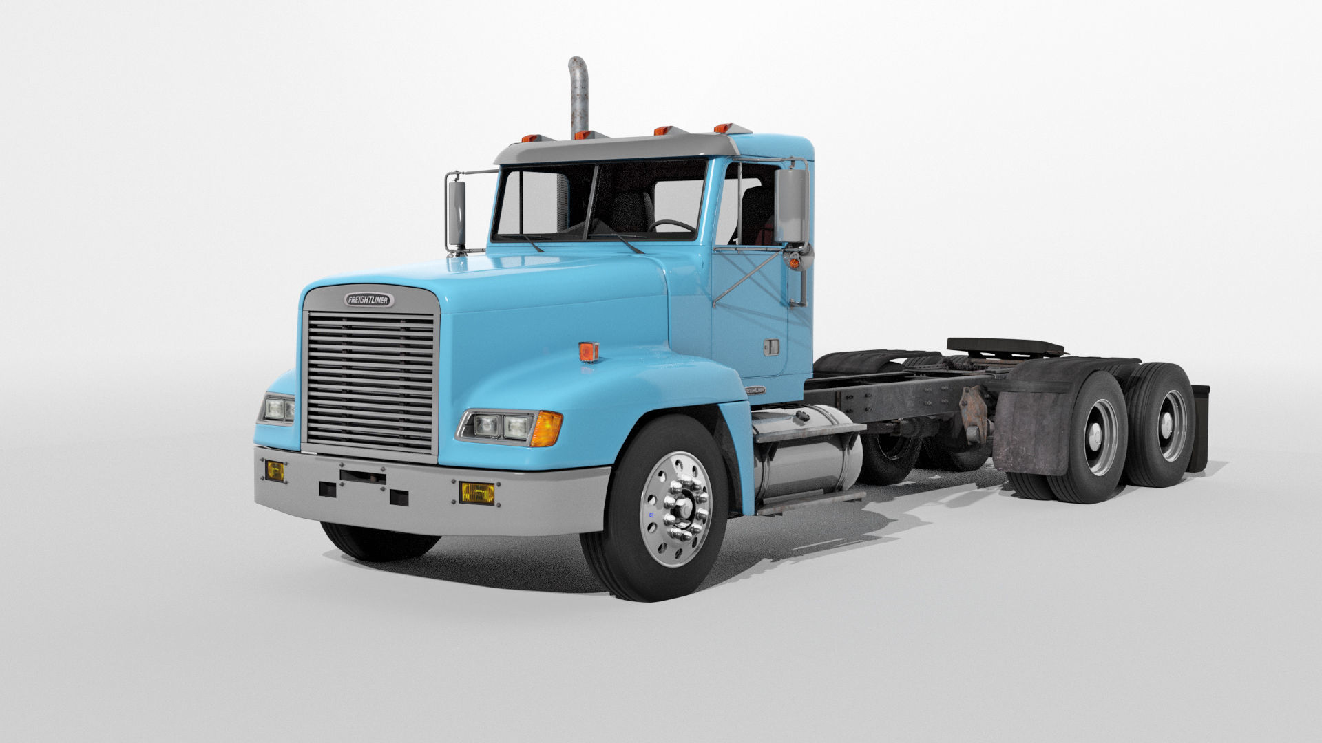 Freightliner FLD Semi Truck 3D model | CGTrader