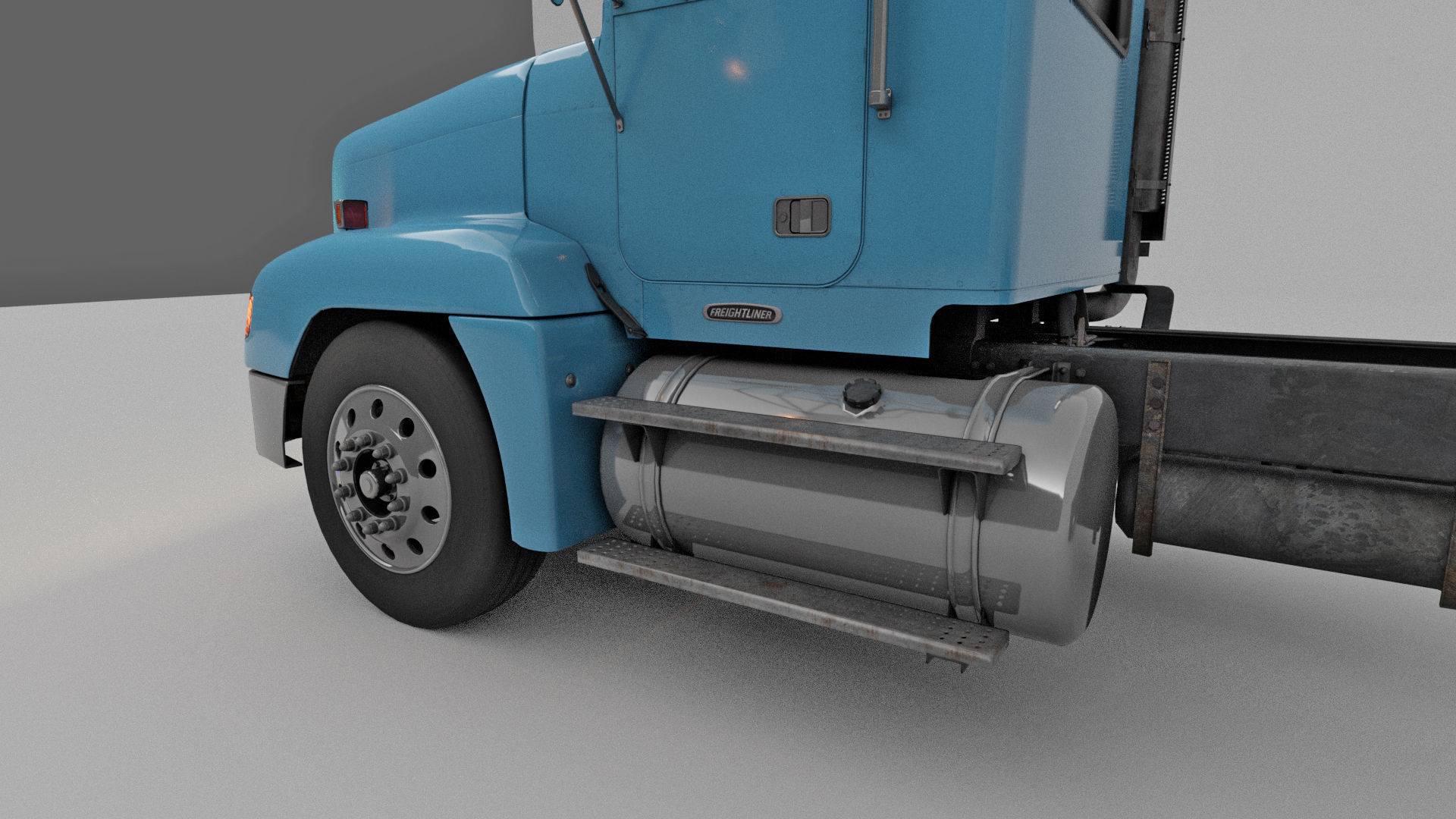 Freightliner FLD Semi Truck 3D model | CGTrader