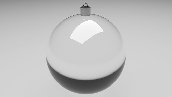 Transparent Glass Christmas Ball 3D model | CGTrader