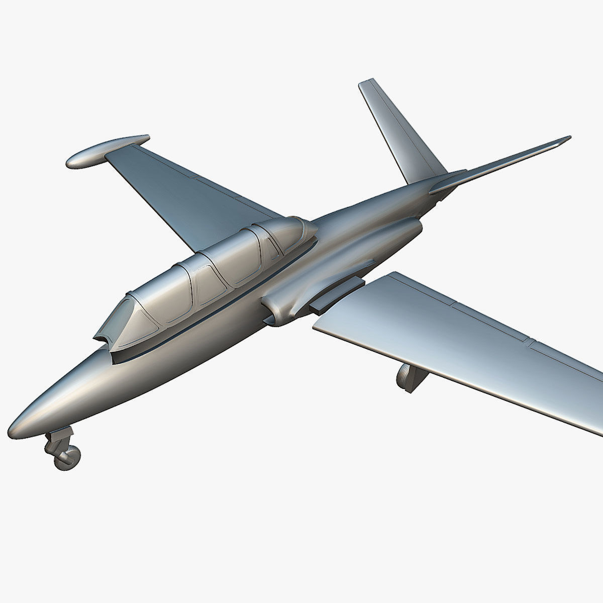 Fouga CM-170 Magister - 3D Printable Model 3D model 3D printable | CGTrader