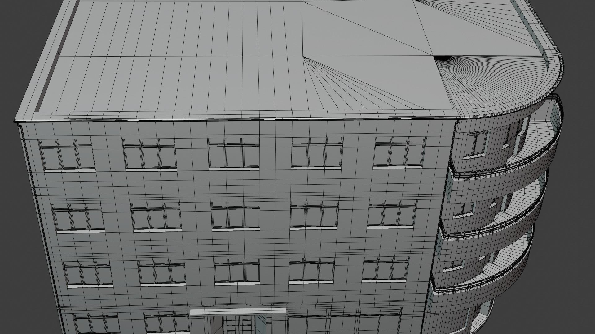 Corner house PBR II 3D model | CGTrader
