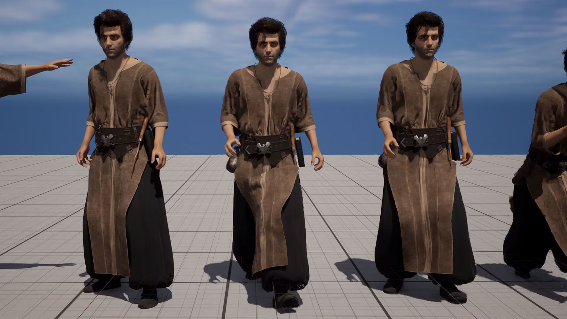 3D model Medieval Priest VR / AR / low-poly | CGTrader