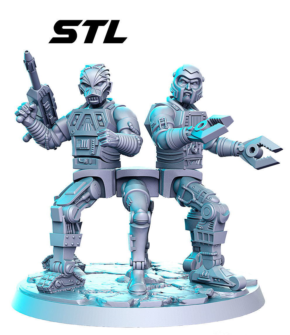 Multibot He-Man Masters of the Universe 32mm Pre-supported 3D model 3D ...