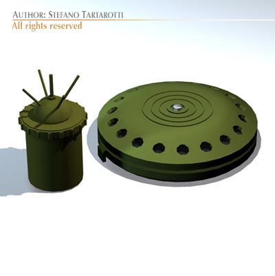Land mines 3D model | CGTrader
