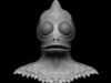 sleestack head land of the lost 3D model | CGTrader