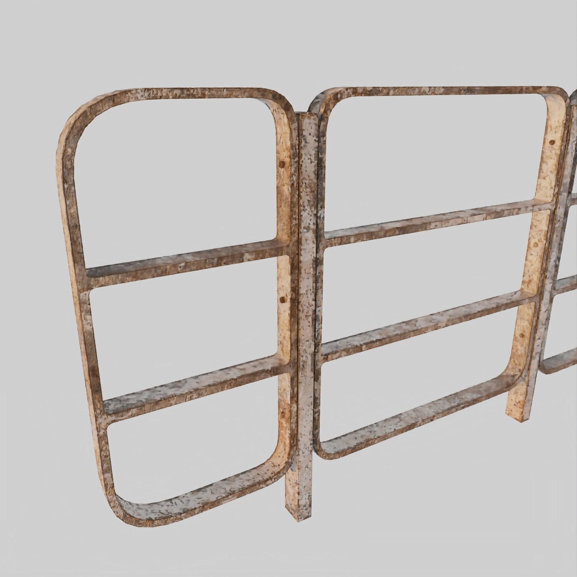 Hong Kong Street Railing 3D model | CGTrader