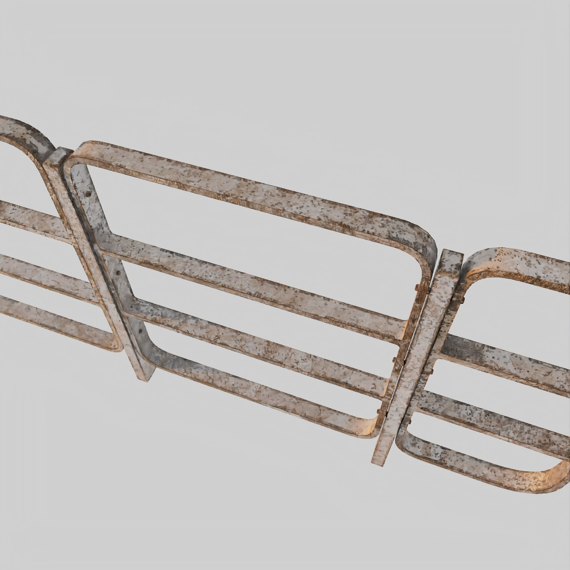 Hong Kong Street Railing 3D model | CGTrader