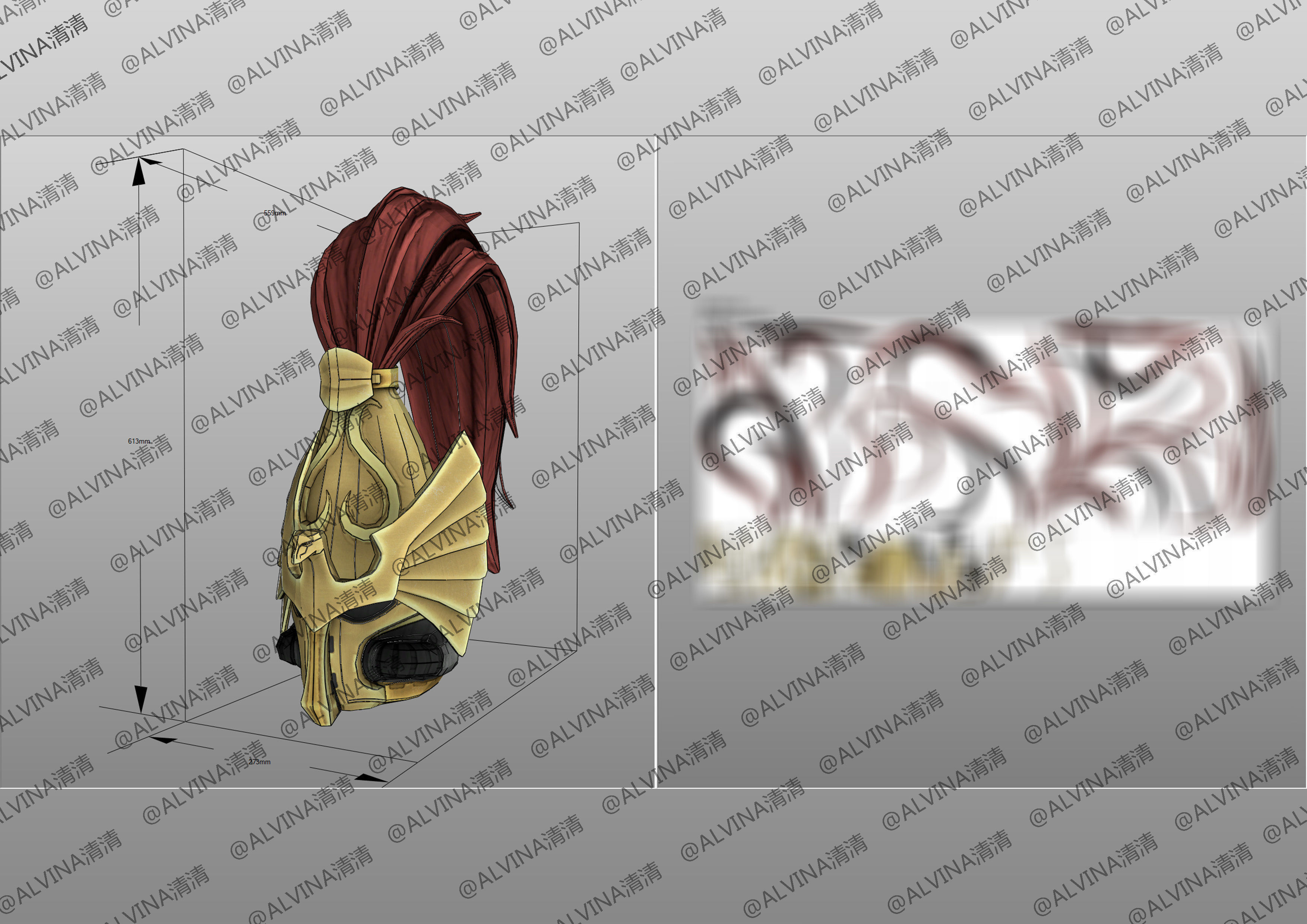 3D model Warhammer 40K Adeptus Custodes Armor - DIY Cosplay Pepakura ...