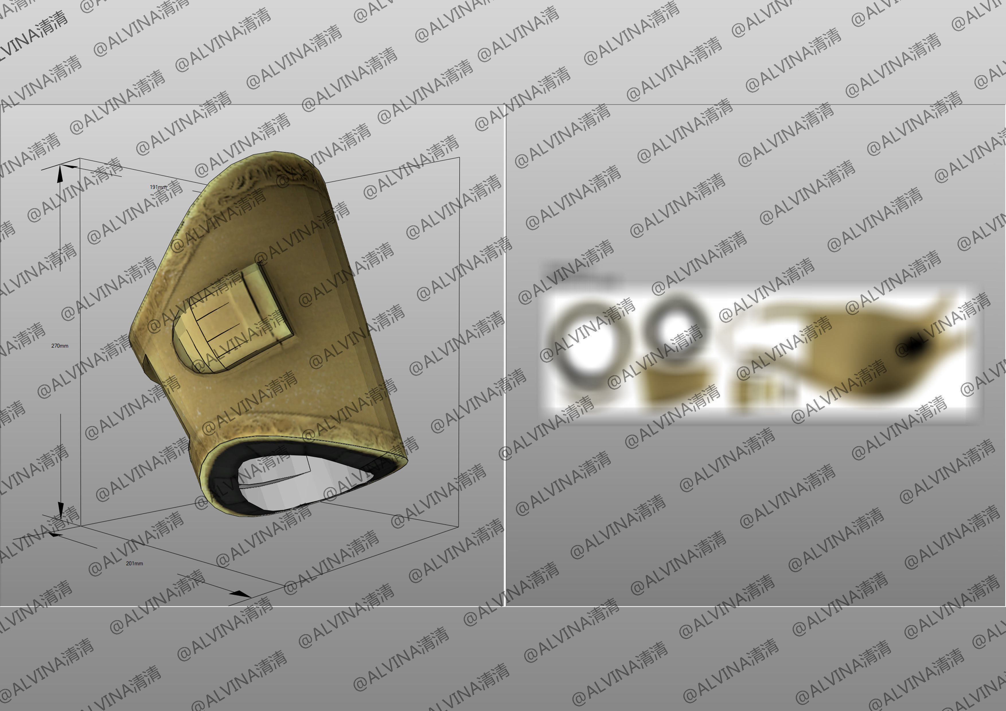 3D model Warhammer 40K Adeptus Custodes Armor - DIY Cosplay Pepakura ...