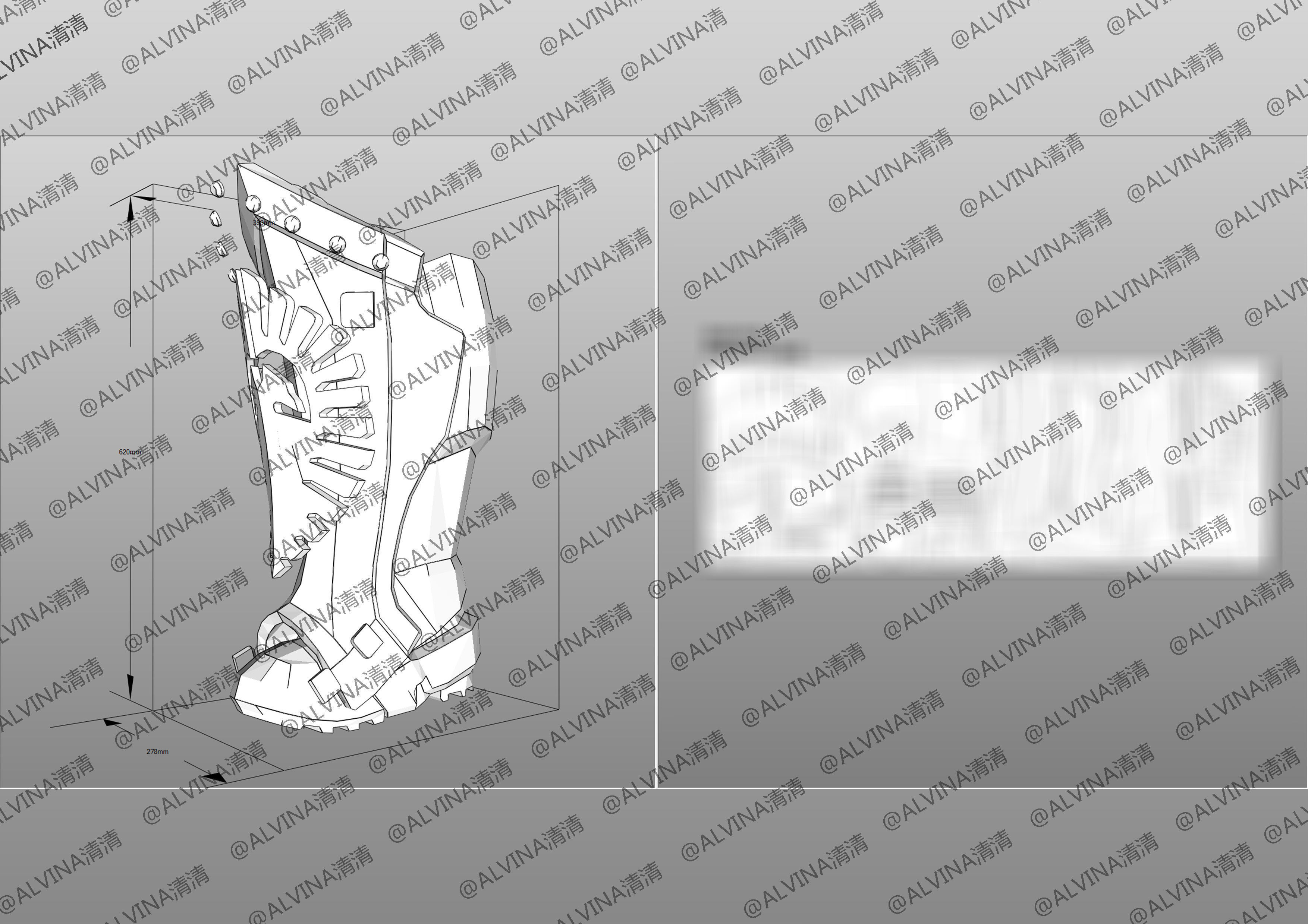 3D model Warhammer 40K Adeptus Custodes Armor - DIY Cosplay Pepakura ...