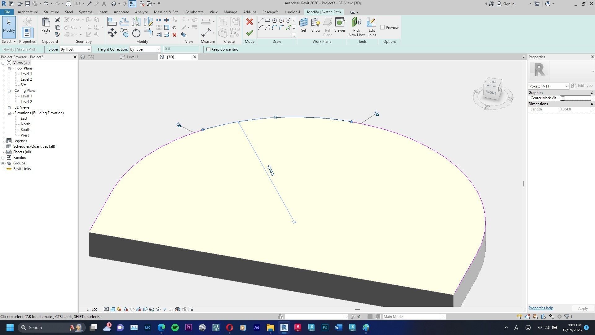 Classic Railing Revit Family type 013 3D model | CGTrader