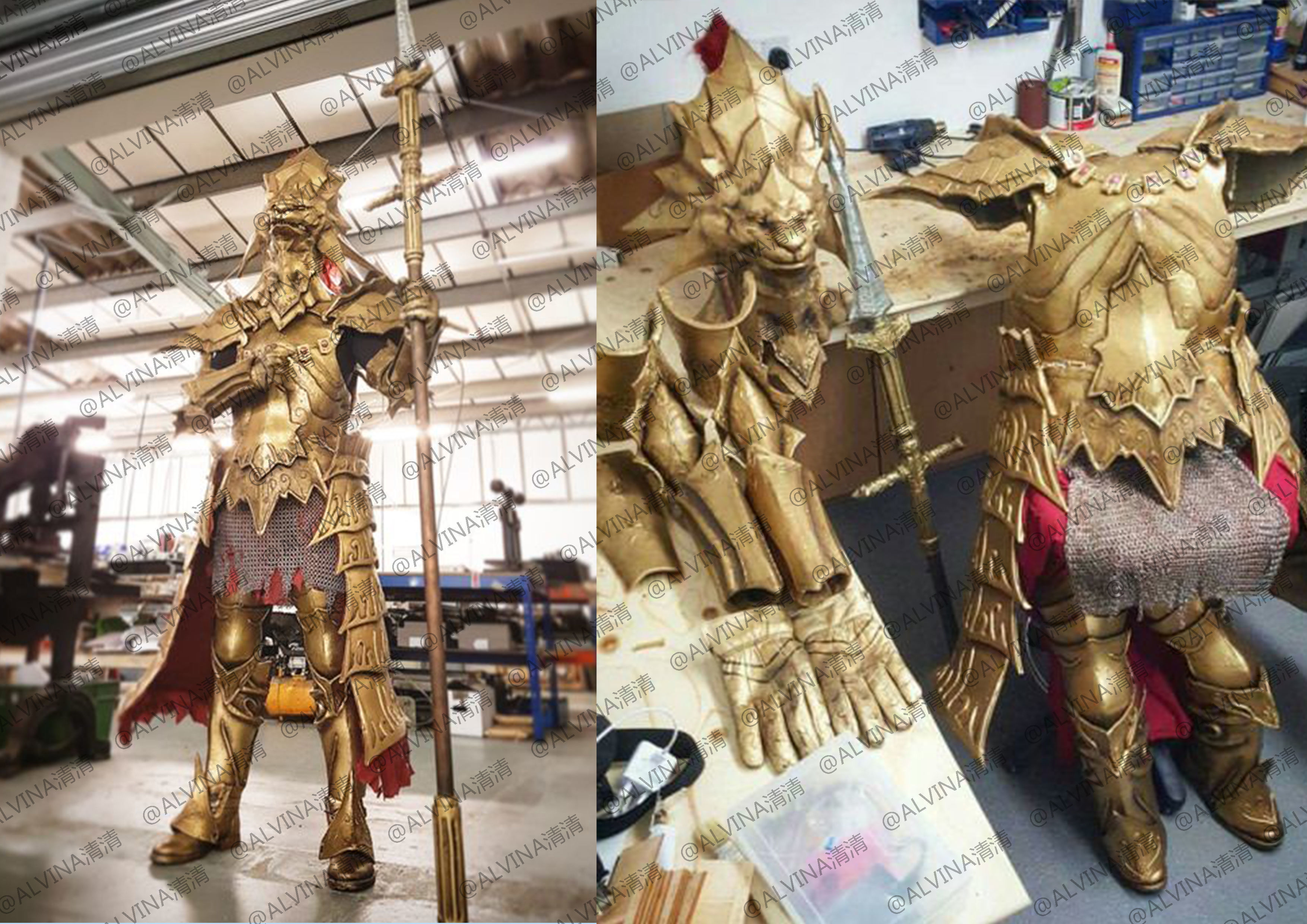 3D model DARK SOULS Ornstein the dragonslayer Armor DIY Cosplay ...