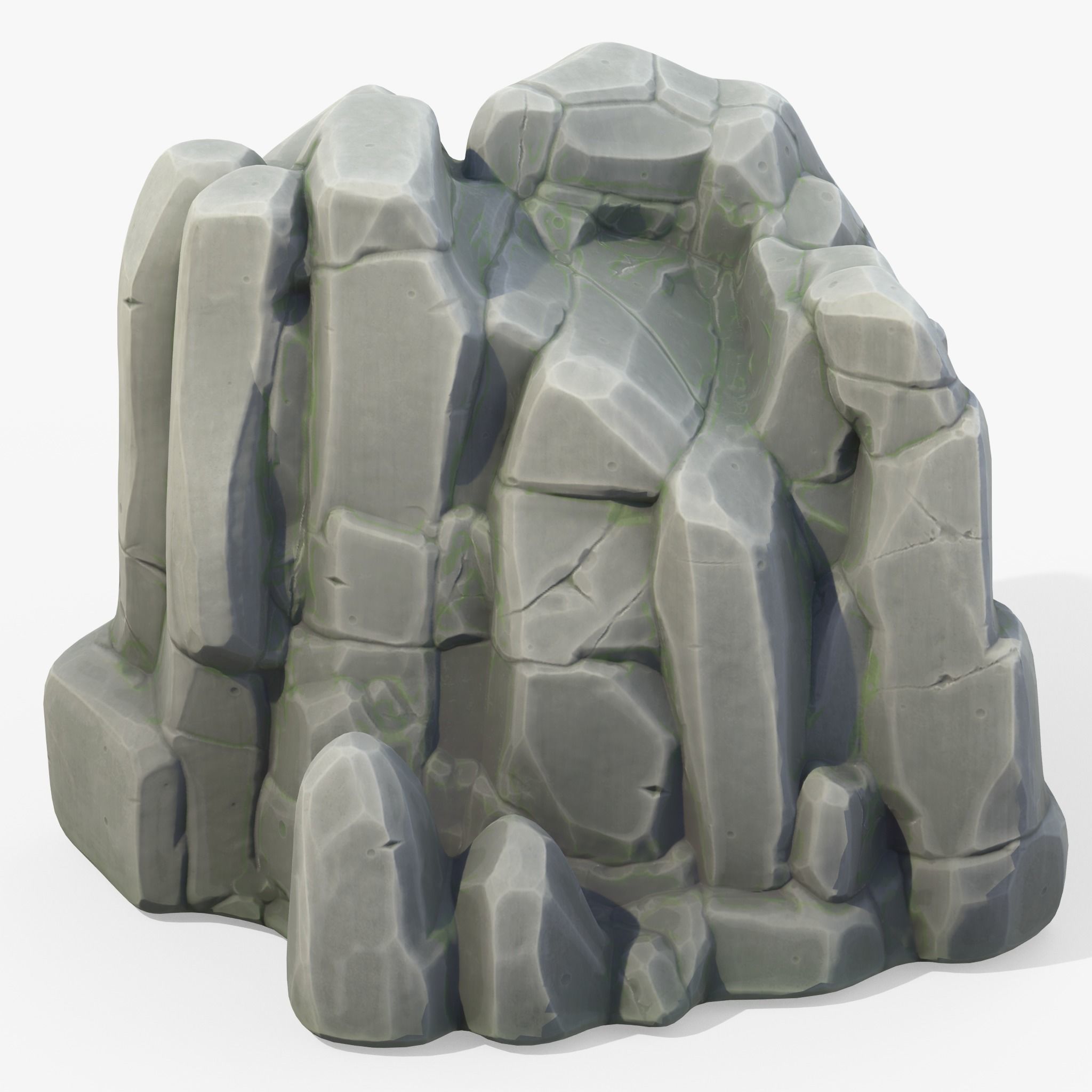 3D model Stylized Rock Stone Cliff VR / AR / low-poly | CGTrader