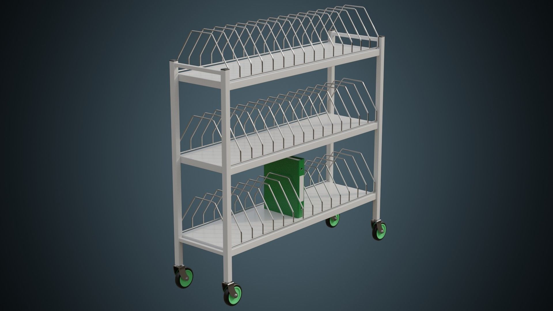 3D model Chart Rack 1 Basic VR / AR / low-poly | CGTrader
