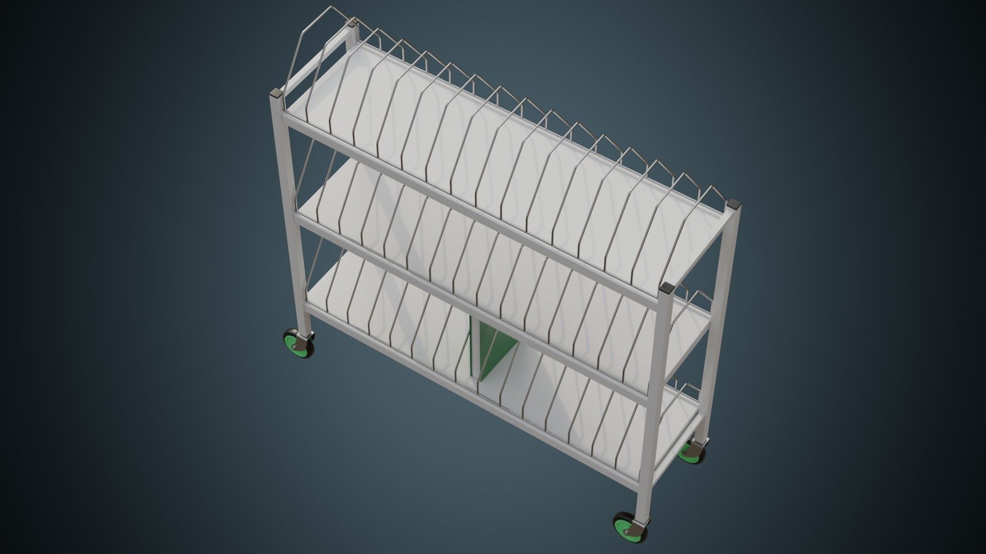 3D model Chart Rack 1 Basic VR / AR / low-poly | CGTrader