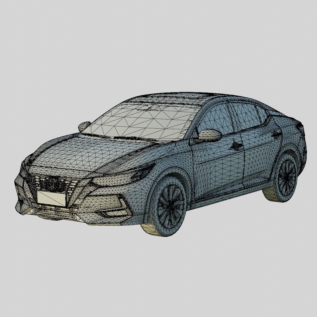 3D model Nissan Sentra 2021 SR Spec VR / AR / low-poly | CGTrader