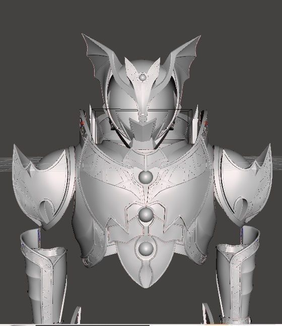 Kamen rider Dark kiva full cosplay armor helmet 3d print 3D model 3D ...