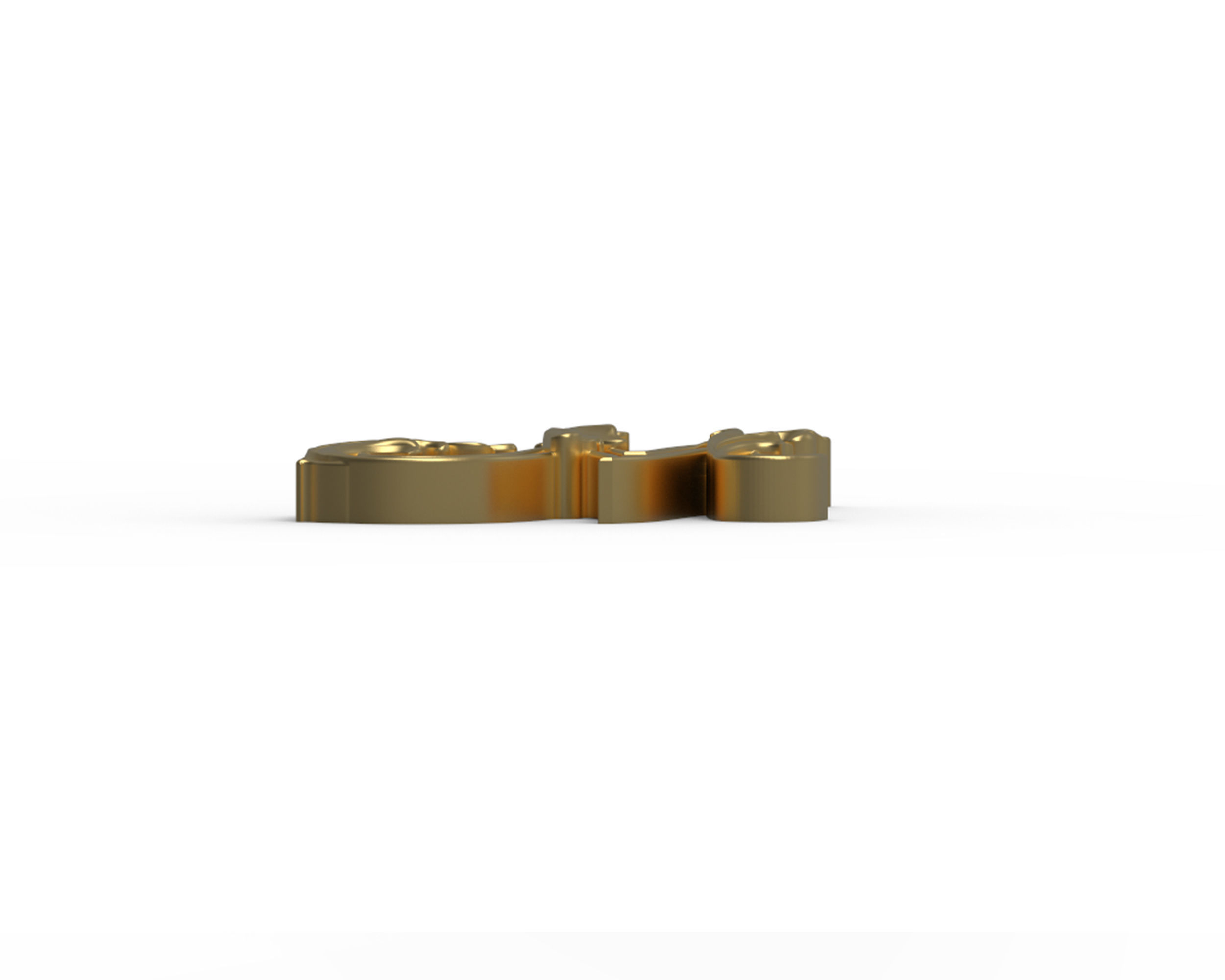 Letter M floral 3D model 3D printable | CGTrader