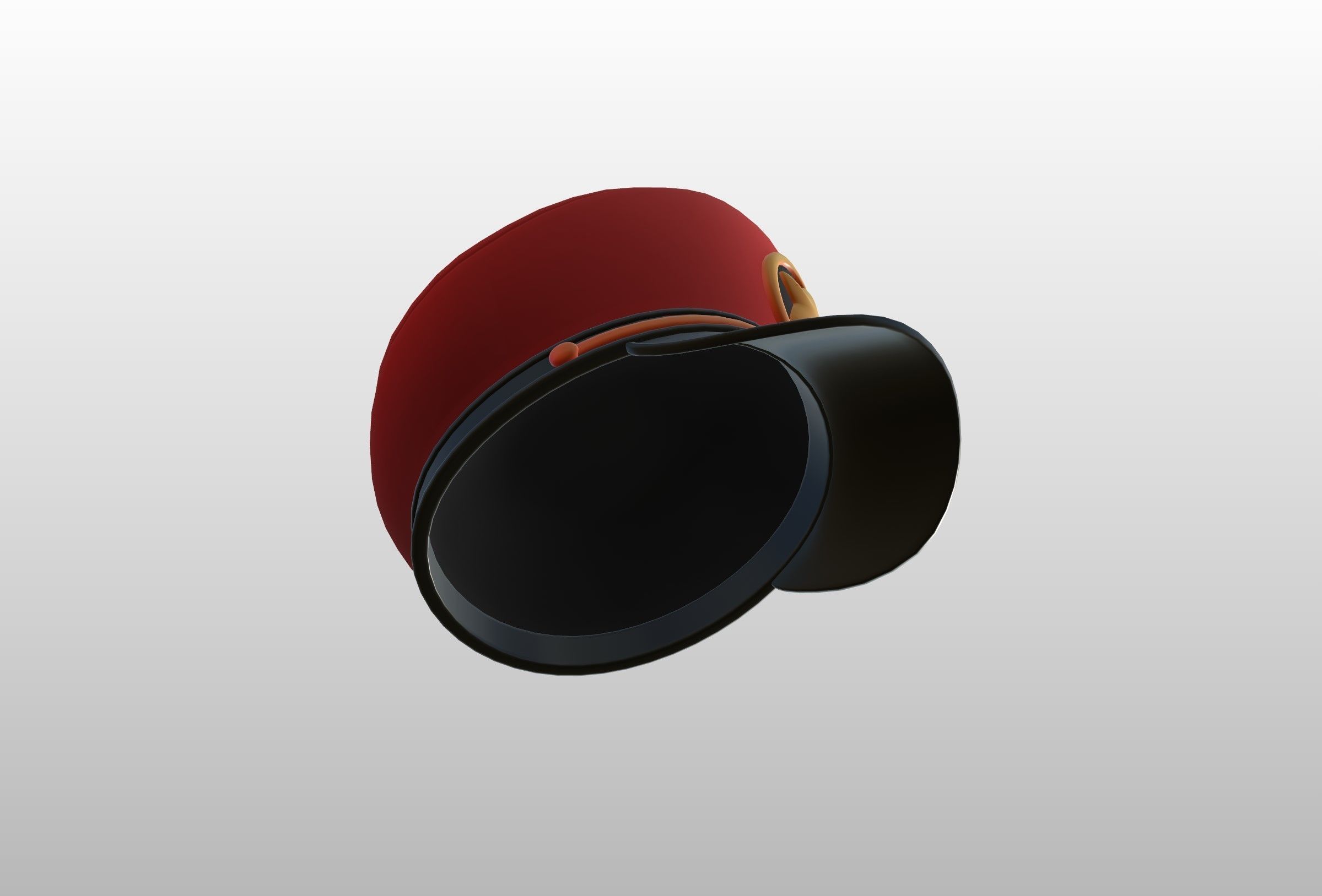 Hat033 Star Officer Hat 3D model | CGTrader