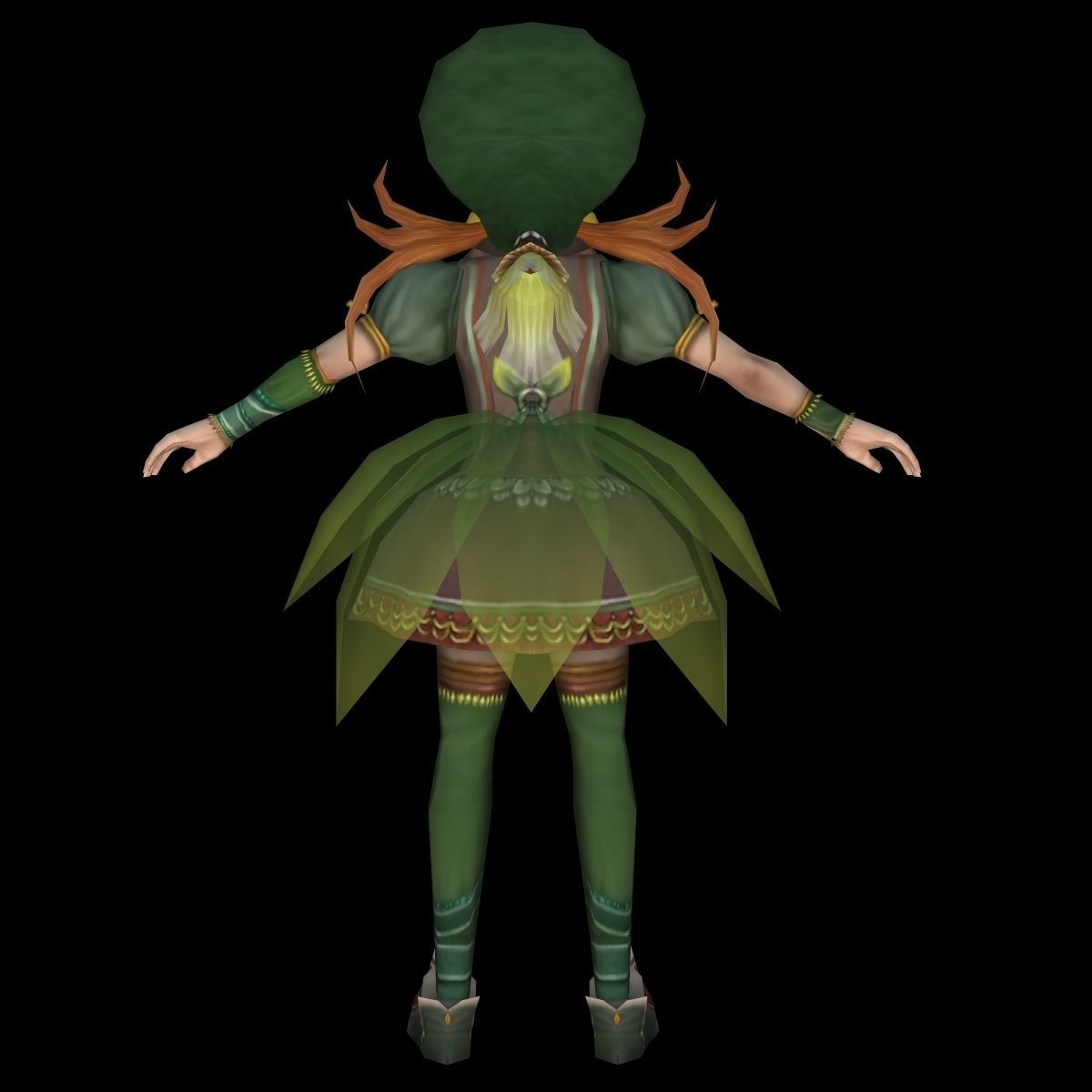3D model fantasy cute fairy girl VR / AR / low-poly | CGTrader