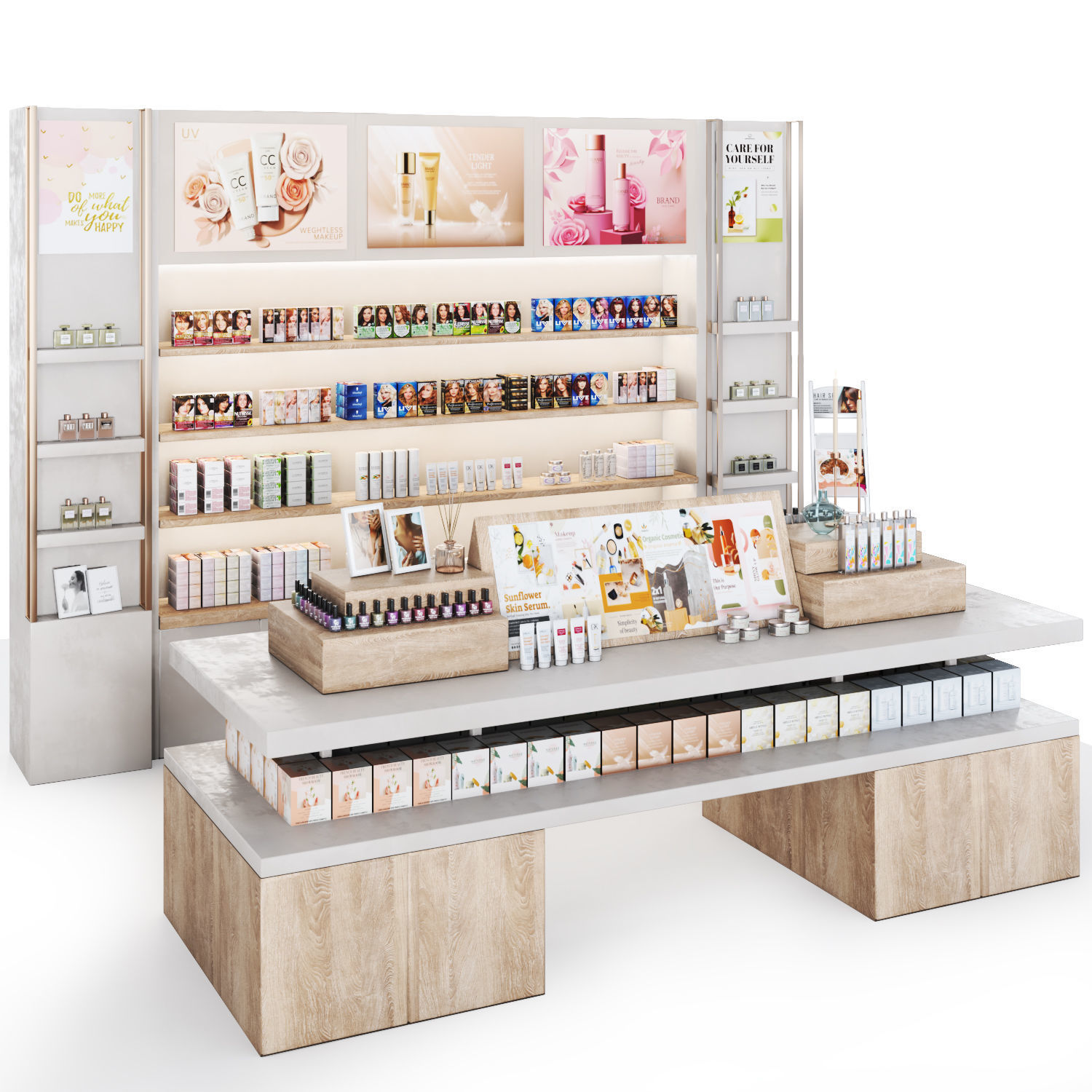 3D model showcase 04 store stand VR / AR / low-poly | CGTrader