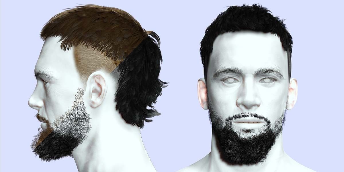 3D model Realistic Mullet Male hair VR / AR / low-poly | CGTrader