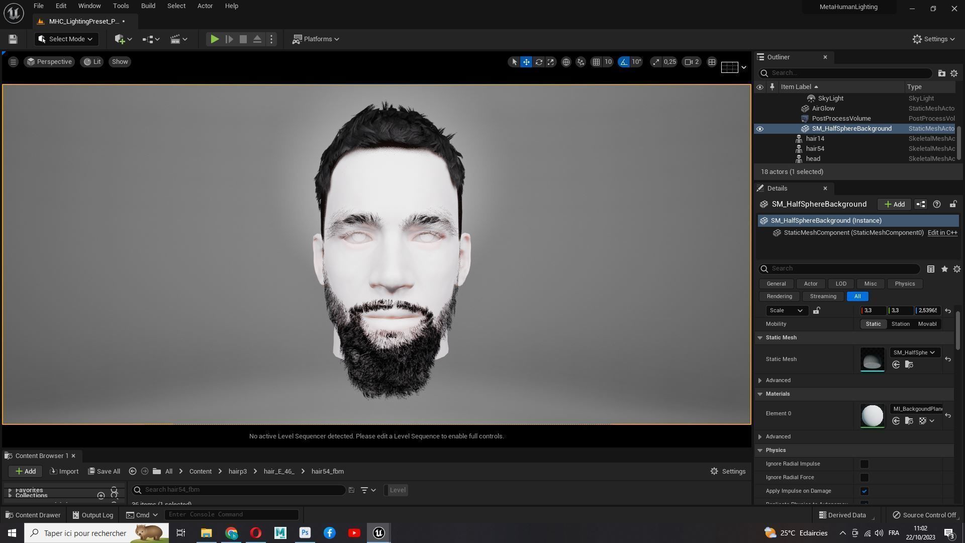 3D model Realistic Mullet Male hair VR / AR / low-poly | CGTrader