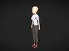 3D model Female Dummy Body with cloths VR / AR / low-poly | CGTrader