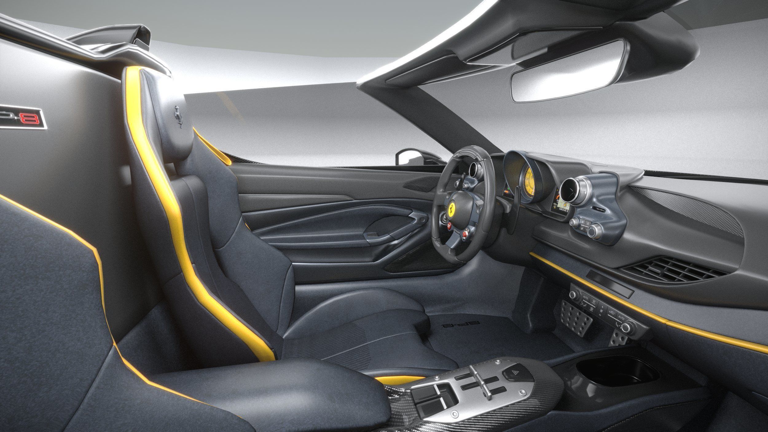 Ferrari SP-8 2024 3D model | CGTrader