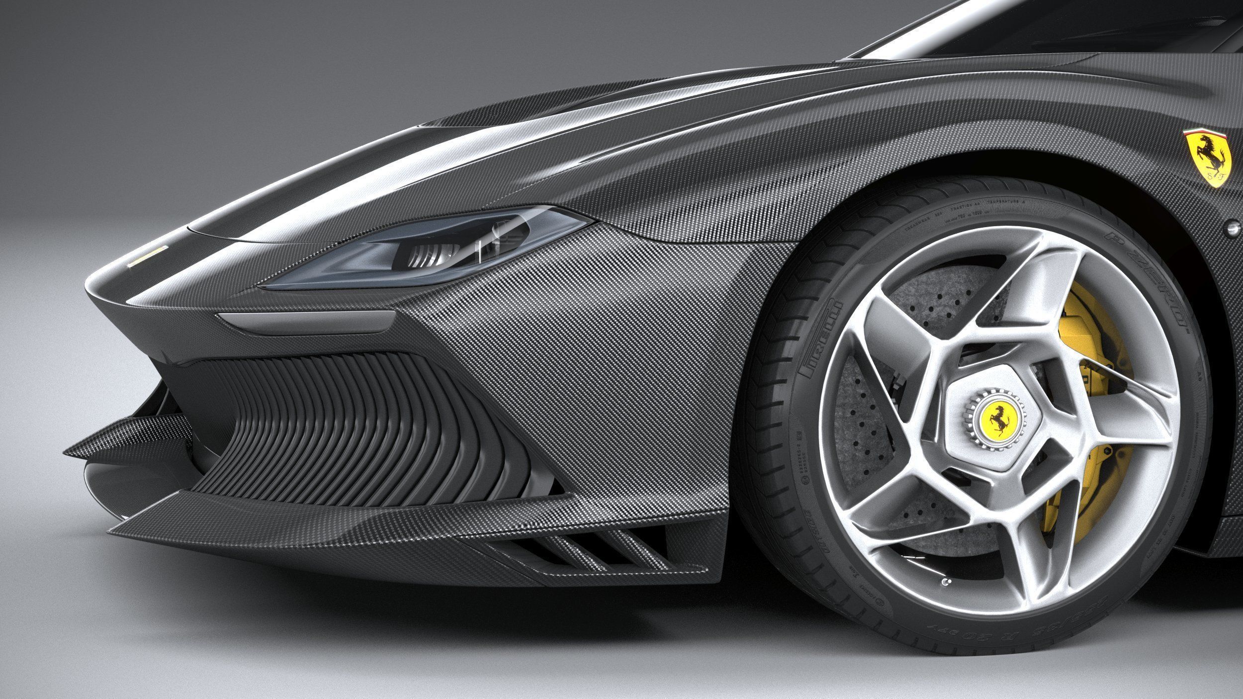 Ferrari SP-8 2024 3D model | CGTrader